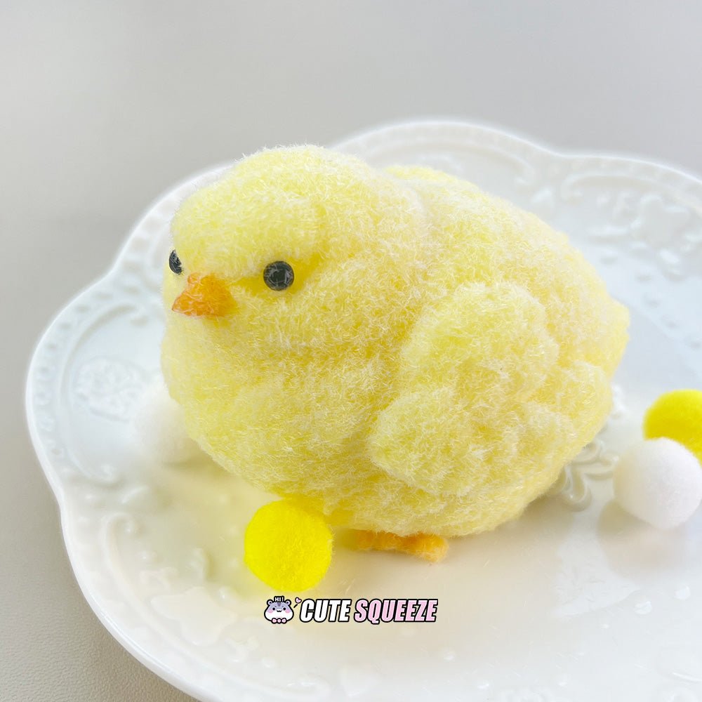 Handmade Squishy Furry Chicken Toys - Taba Squishy Toys | Cutesqueeze ...