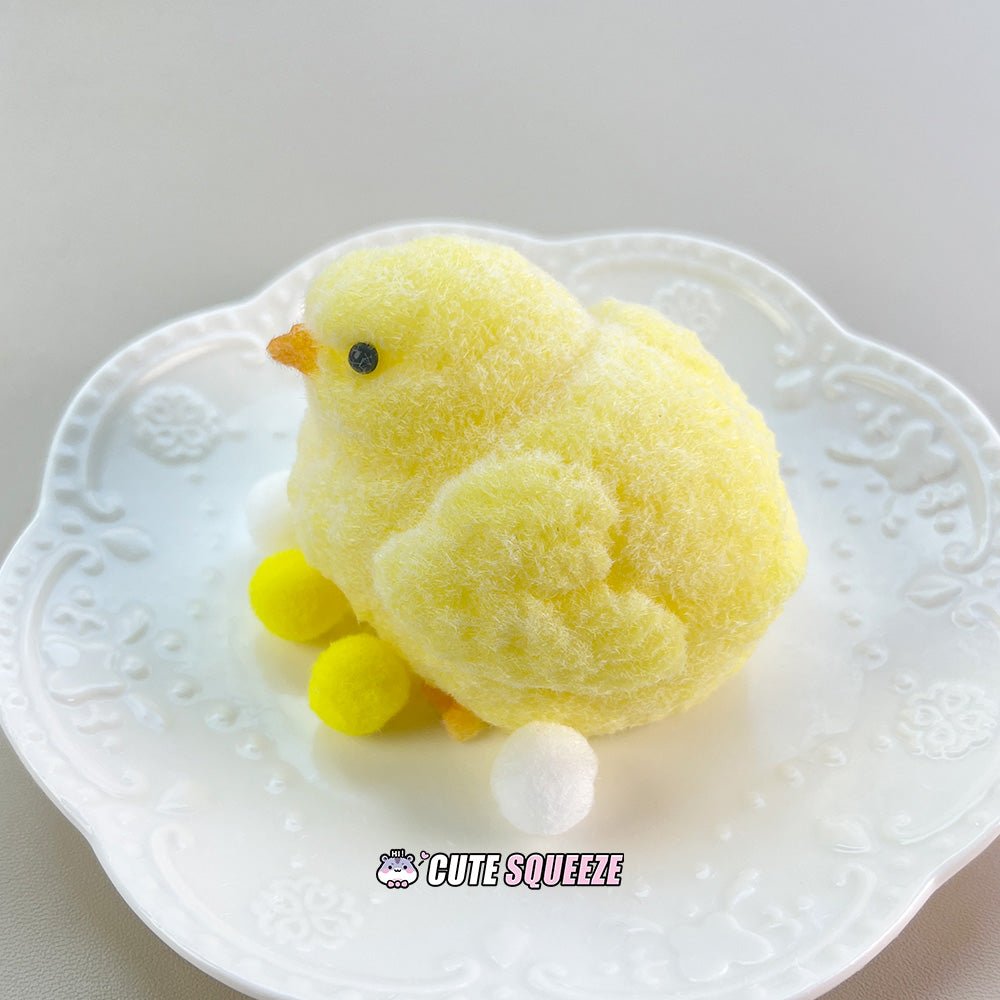 Handmade Squishy Furry Chicken Toys - Taba Squishy Toys | Cutesqueeze ...