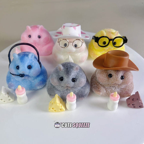 Handmade Squishy Hamster Toys | Stress Relief & Cute Gift – cutesqueeze